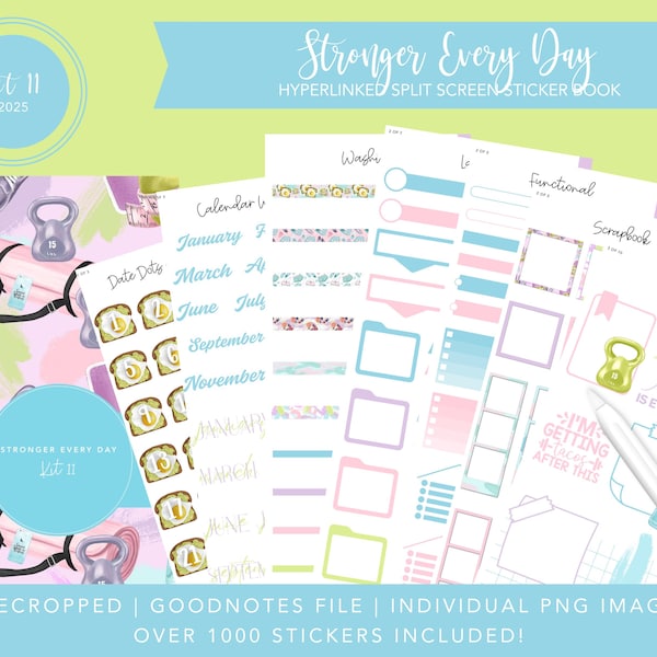 Fitness Stickers - Etsy