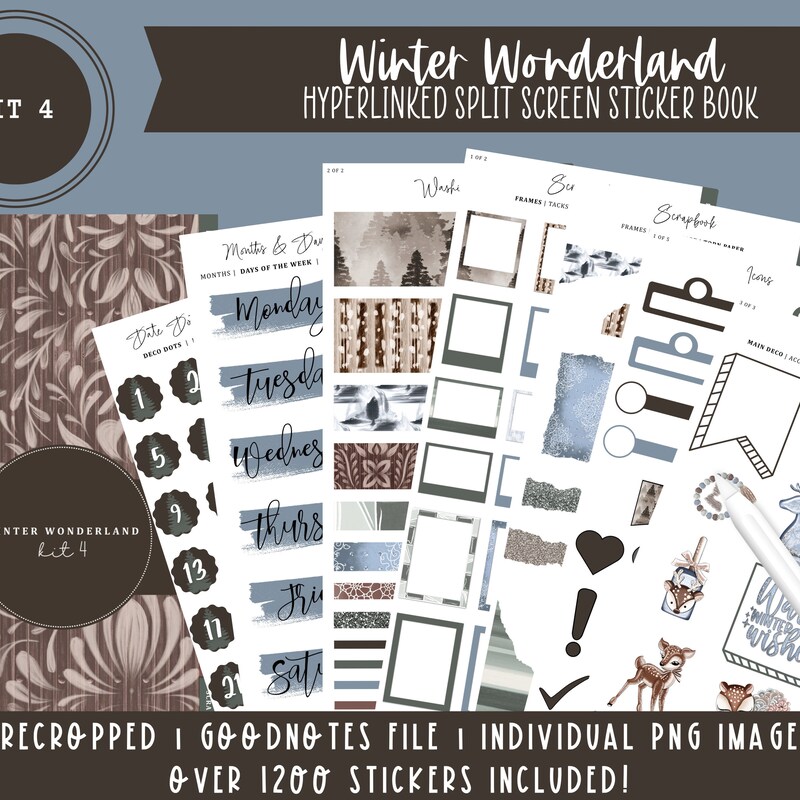 Winter Wonderland Calendar - Etsy