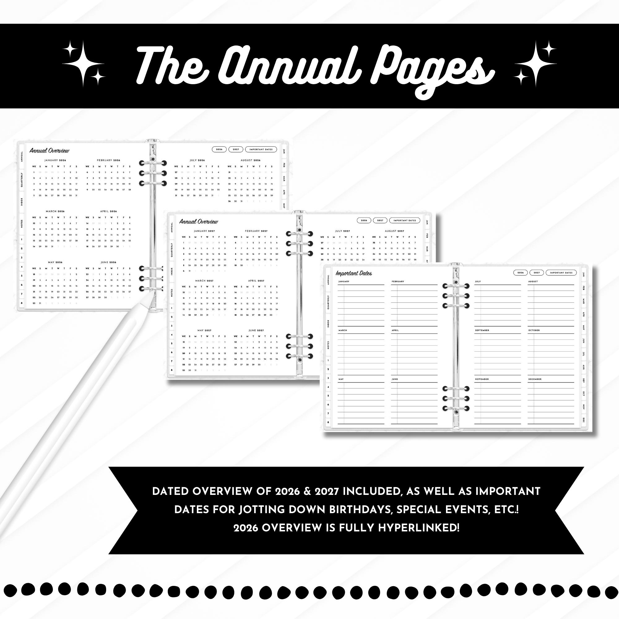 2026 P2P Prosper Planner | Dashboard Layout | Binder Style With Rings ...
