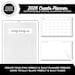 August 2025 Digital Planner Templates, Daily Weekly Template Inserts ...