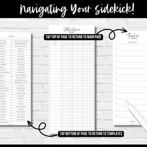 Teacher Sidekick - Planner Sidekick Booklet | Split Screen & Phone ...