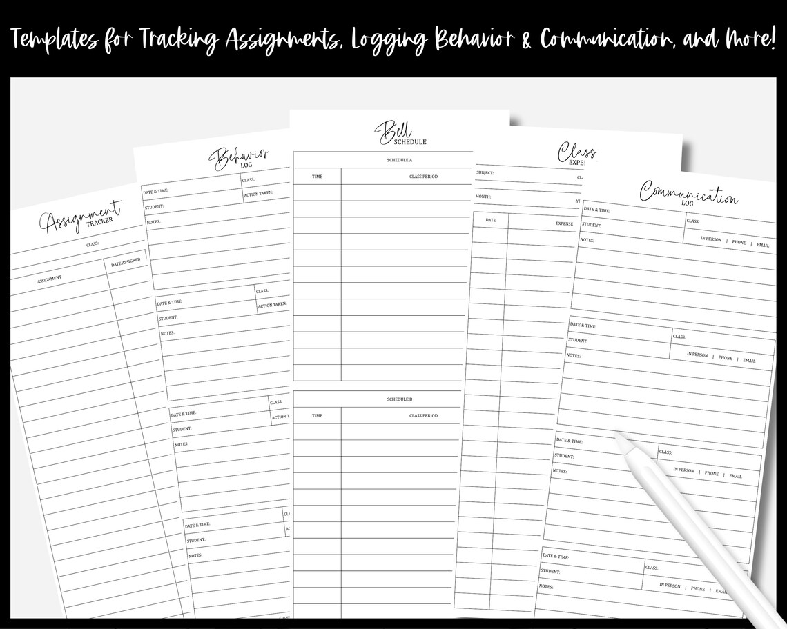 Teacher Sidekick - Planner Sidekick Booklet | Split Screen & Phone ...