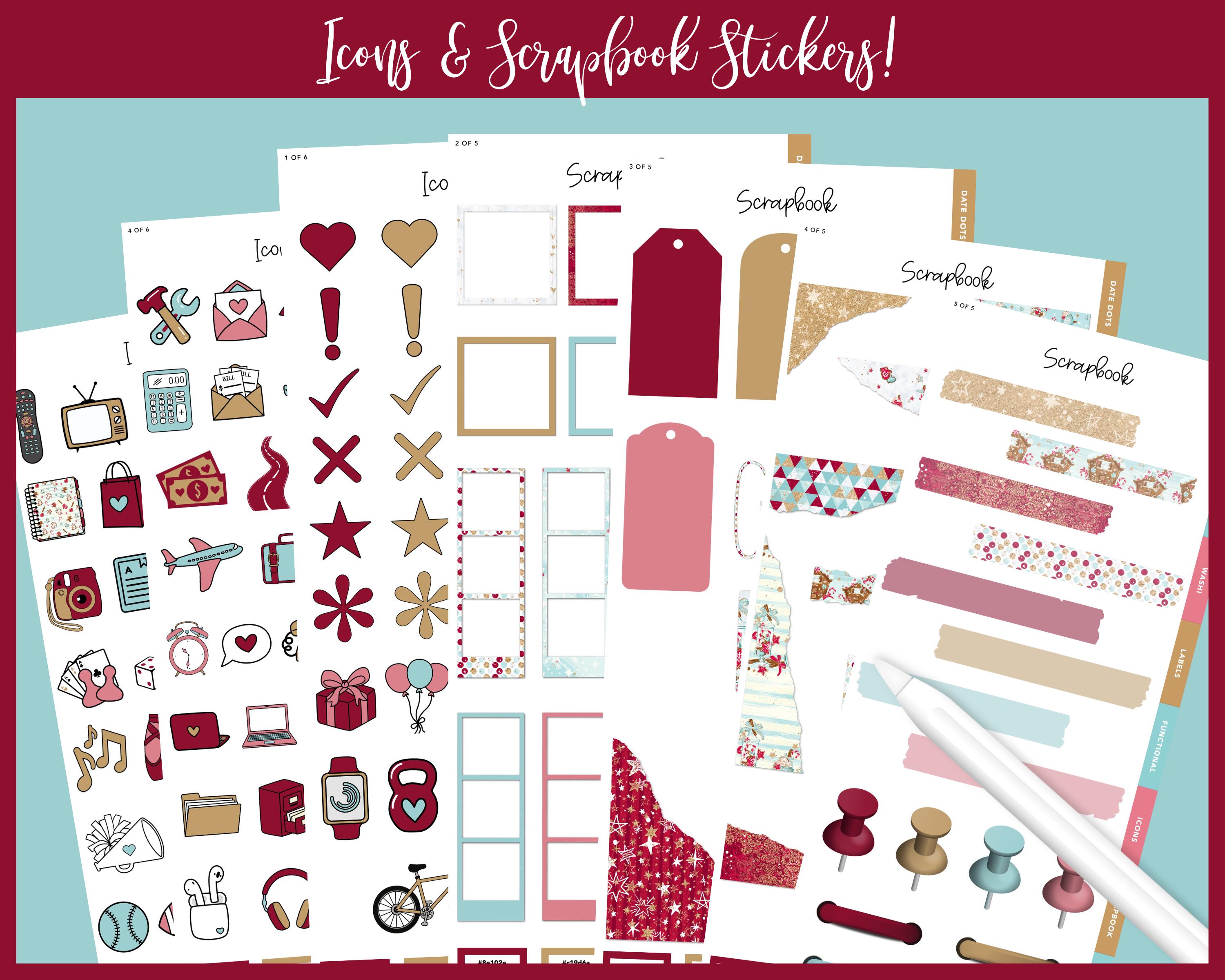 2025 Kit 38 Split Screen Sticker Book | Chill Vibes Only | Winter ...