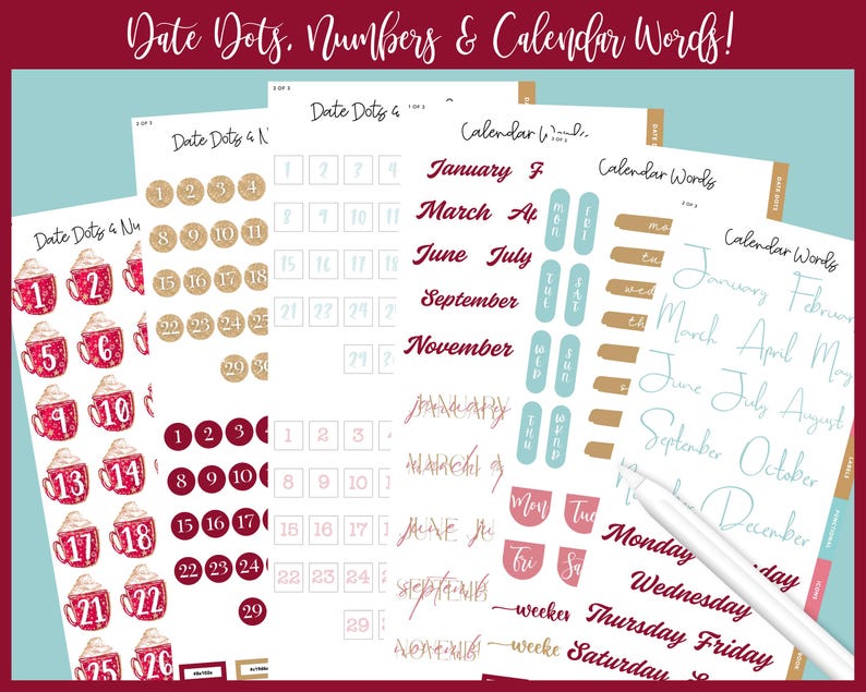 2025 Kit 38 Split Screen Sticker Book | Chill Vibes Only | Winter ...