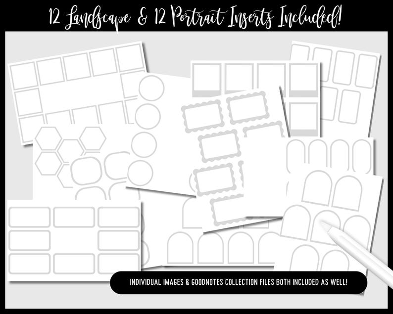 Layout Guides V2 | Weekly + Daily Planner Inserts | Custom Planner ...
