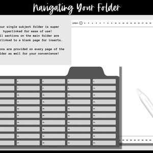 Digital Single Subject Folders | Gray Collection | Light Mode ...