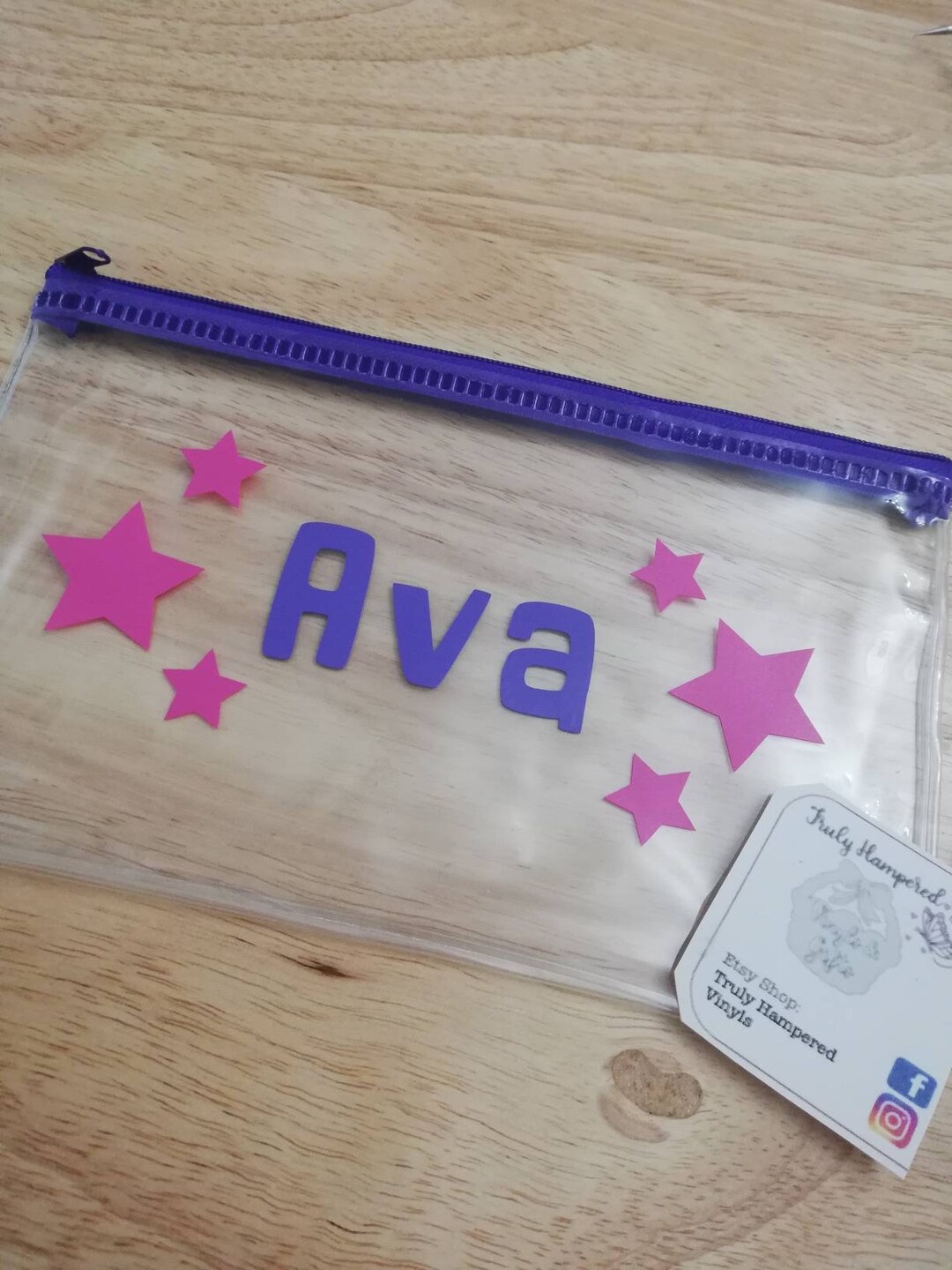 Personalised Pencil Cases, in a Range of Colours and Font Styles. Decal ...