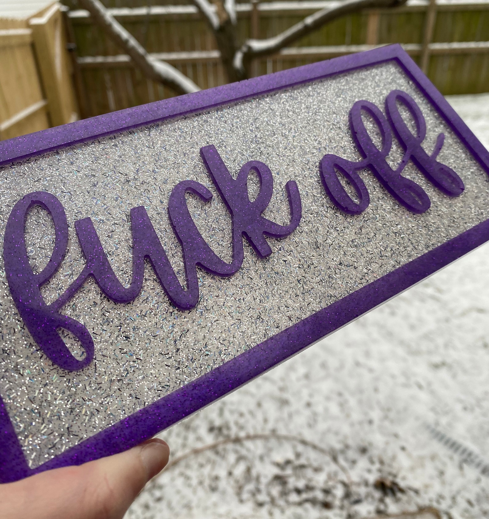 F off Decorative Sign - Etsy