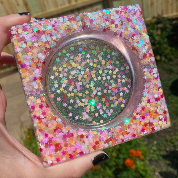 Glitter Ashtray - Etsy