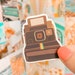Camcorder Sticker || Vintage Camera Sticker || Laptop Sticker || Water ...