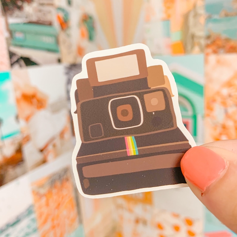 Polaroid Camera Sticker || Instant Film Camera Sticker || Laptop ...