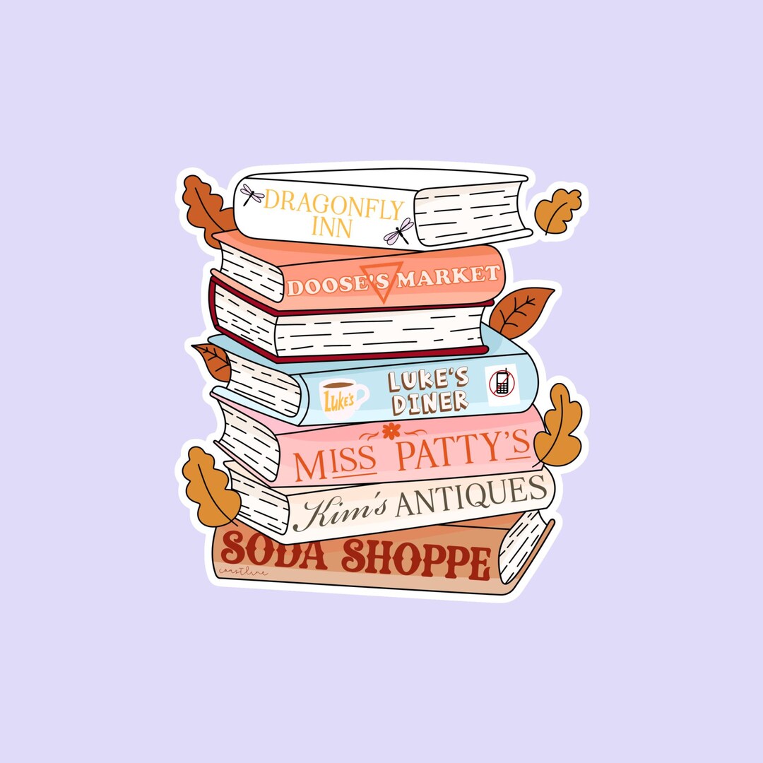Gilmore Girl Location Book Sticker || Gilmore Girl Sticker || Laptop ...