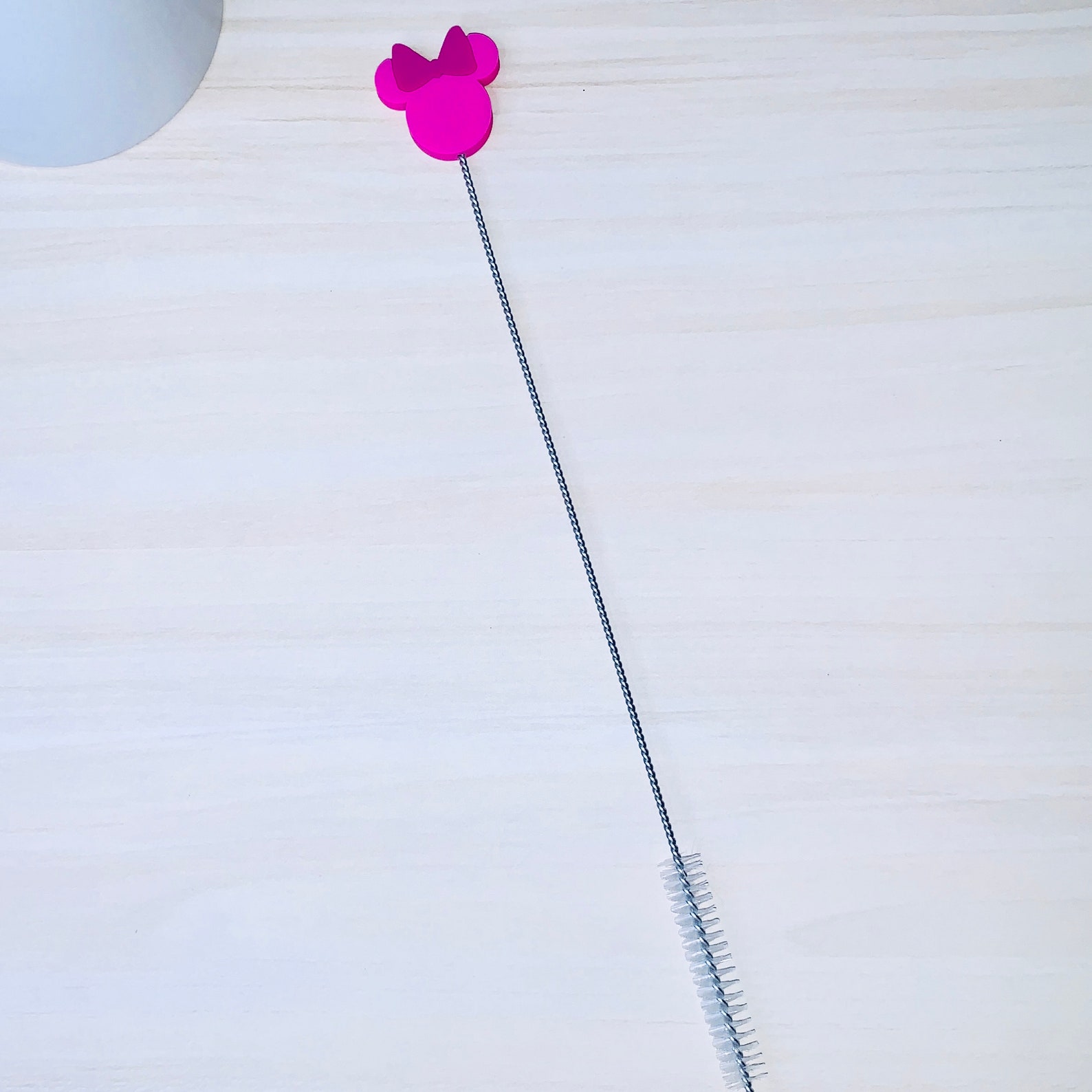 Reusable DISNEY MINNIE MOUSE Straws Pink Red Minnie Ears | Etsy