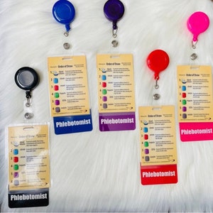 Badge Buddy W/ Order of Draw - Etsy