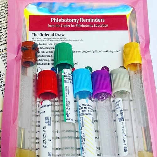 Order of Draw Tubes With Tip Card - Etsy