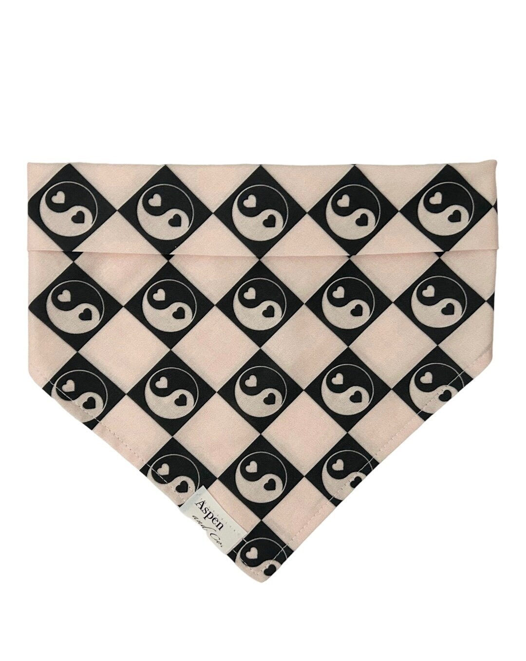 Peace Sign Snap Dog Banda Snap on Dog Bandana, Custom Dog Bandana ...