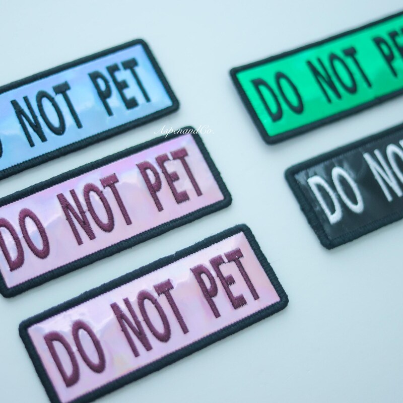 Do Not Pet Patch - Etsy