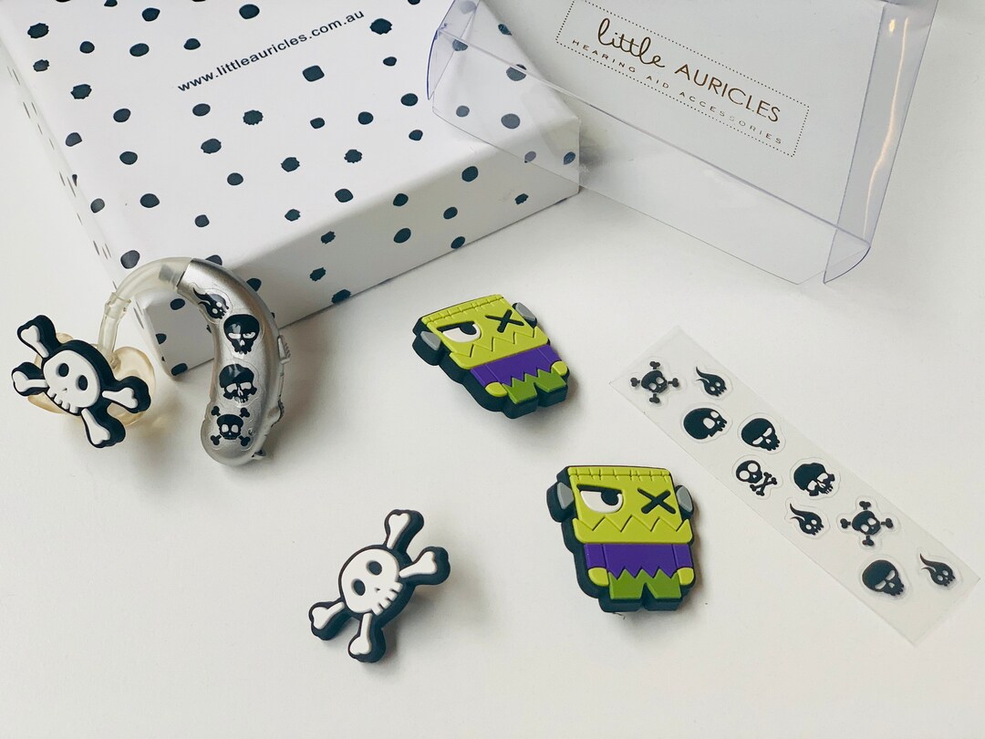 Pack of 5 Hearing Aid Accessory Kit charms Designed by Artists ...