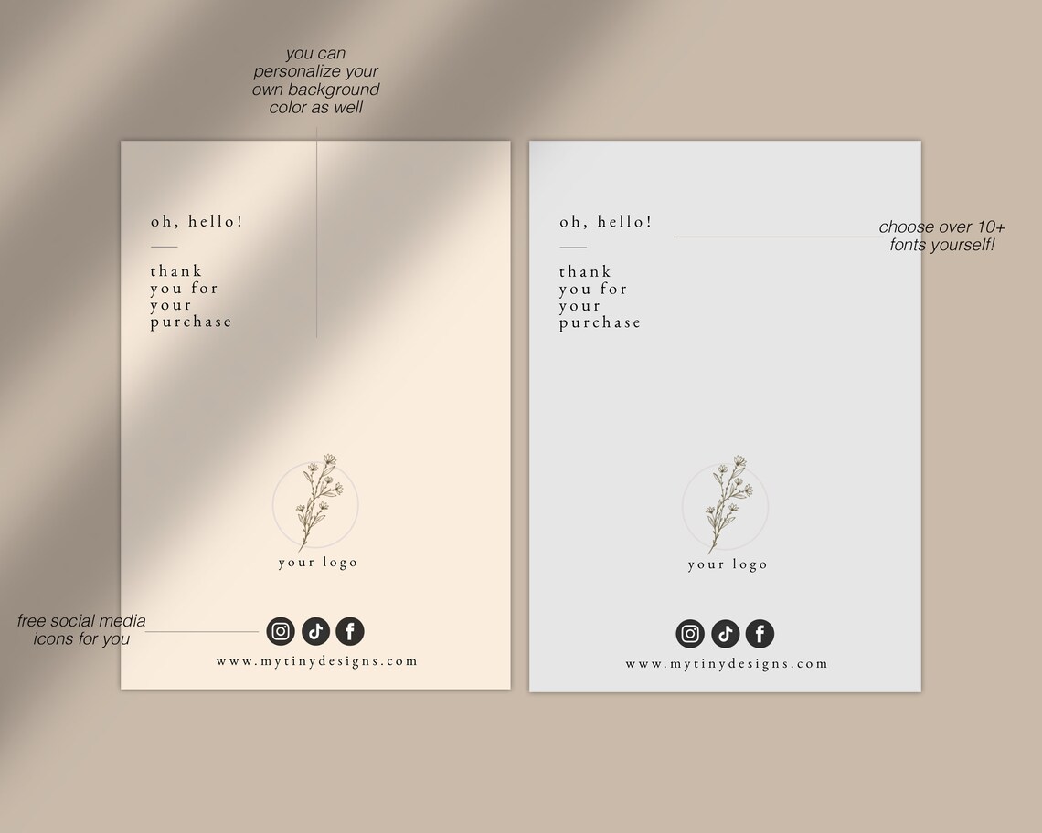 Aesthetic Editable Packaging Label / Editable Box Seal Sticker / DIY ...