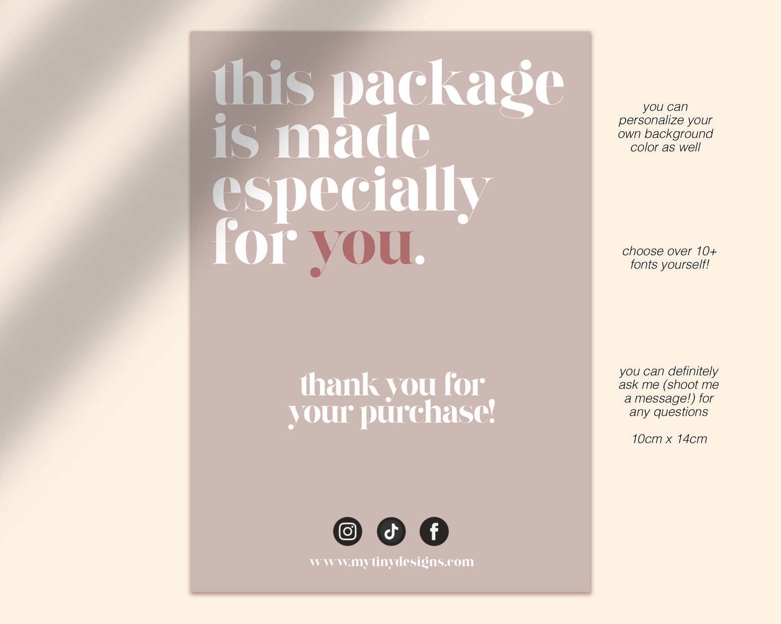 Aesthetic Editable Packaging Label / Editable Box Seal Sticker / DIY ...