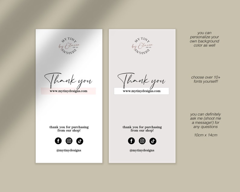 Packaging Box Label DIY / Editable Box Seal Sticker / DIY Packaging ...