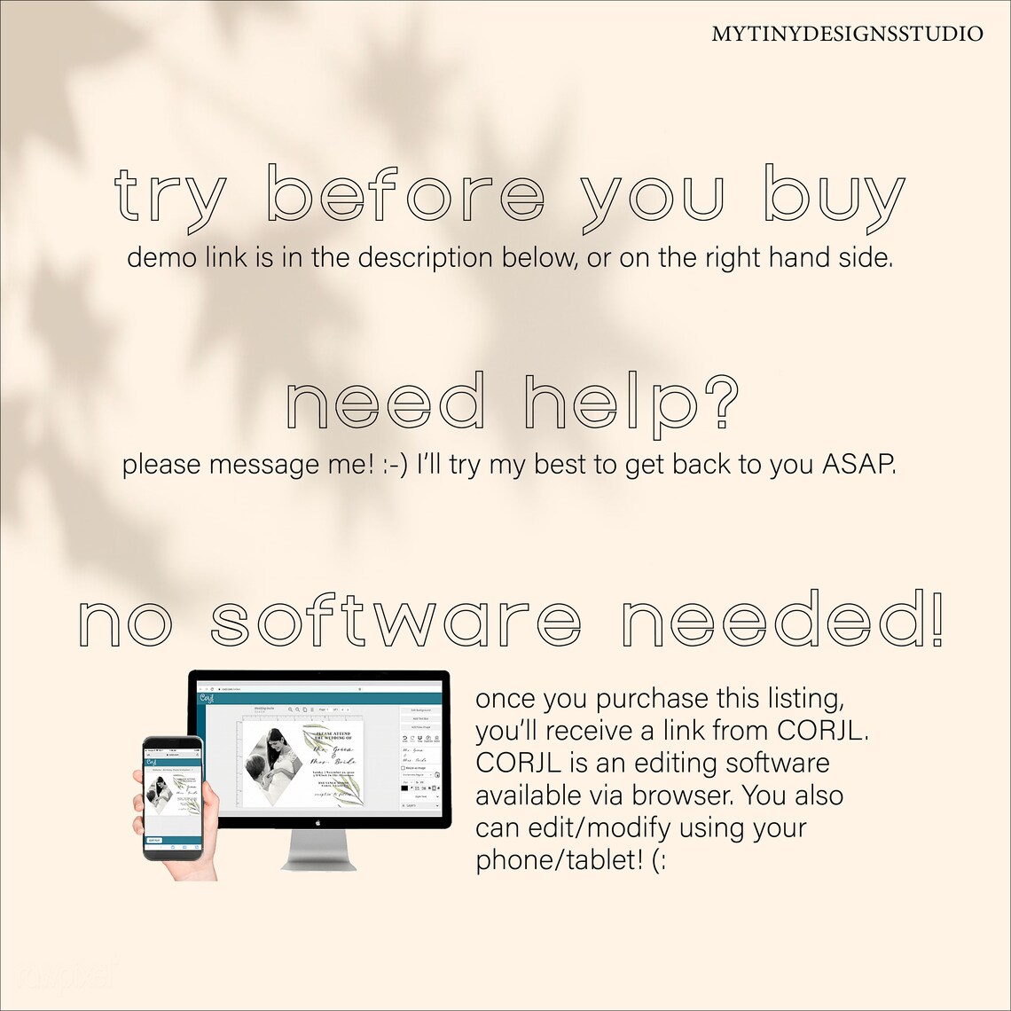 Box Packaging Label DIY / Editable Box Seal Sticker / DIY Packaging ...