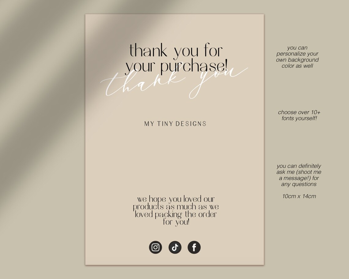 Box Packaging Label DIY / Editable Box Seal Sticker / DIY Packaging ...