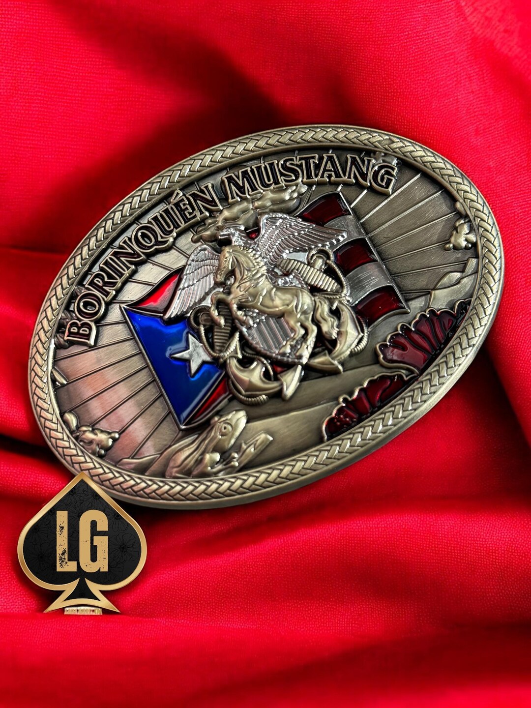 Boricua Mustang| Lady Goat | Boricua Chief | Navy Challenge Coin | Sailor Coin | Chick Chief ...