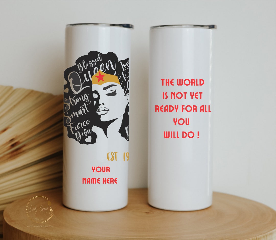 FREE SHIPPING Lady Goat WW Diva Tumbler Navy Chief Chick Chief Custom ...