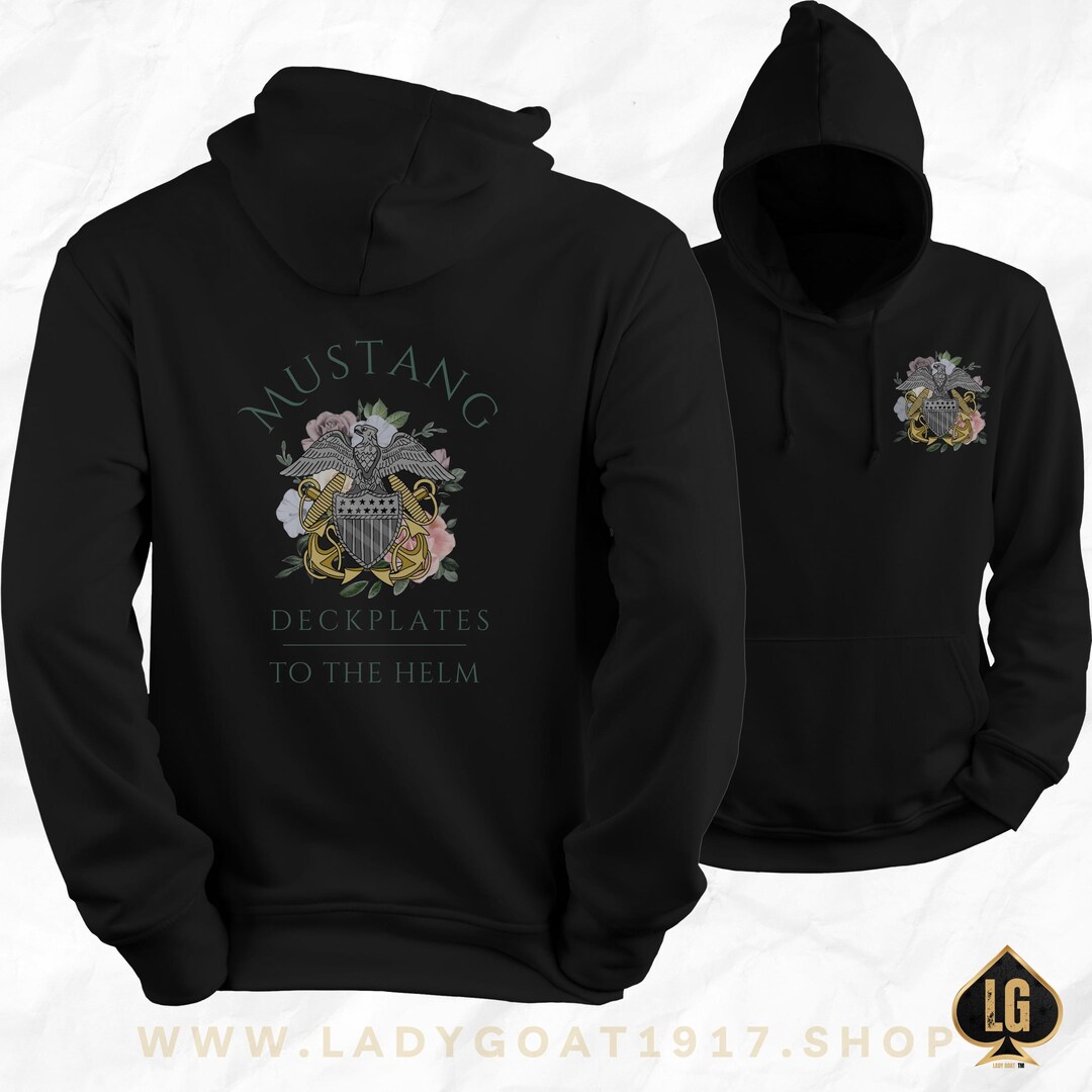 Navy Mustang LDO | CWO Hoodie - Etsy