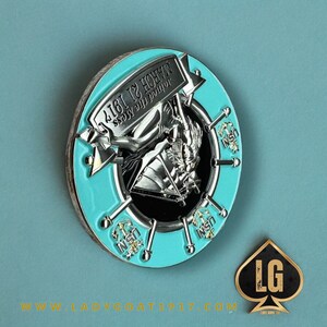 Chiefs and Coffee Mermaid Challenge Coin | Lady Goat | Navy Chief ...