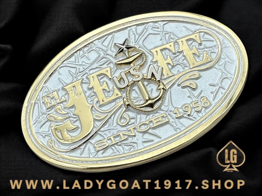 Jefe Belt Buckle | Senior Chief | SCPO | Lady Goat |retirement Gift ...