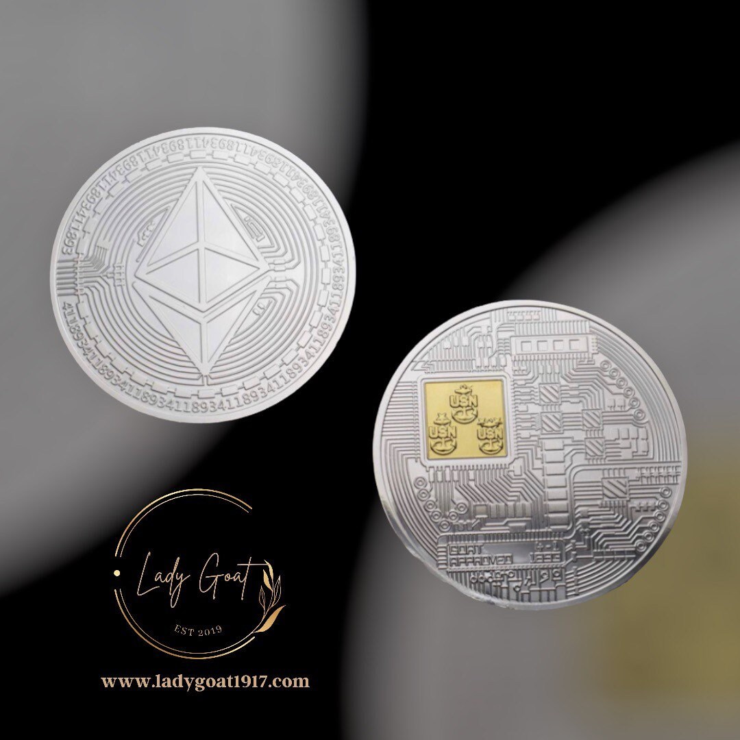 FREE SHIPPING Navy Chief Challenge Coin Ethereum Bitcoin CPO - Etsy