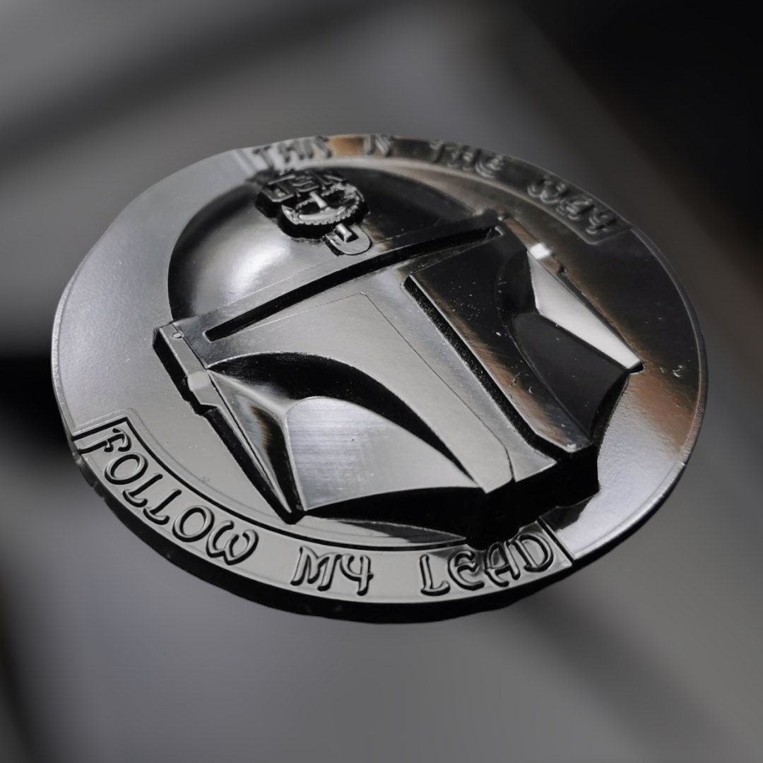 Collectibles Mandalorian Navy Chief Live by the creed Challenge Coin ...