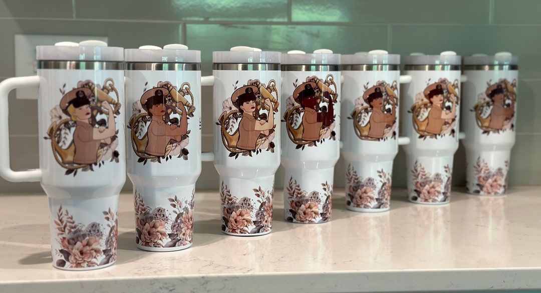 Resilient and Strong Navy Chief Lady Goat Chick Chief 40oz Tumbler ...