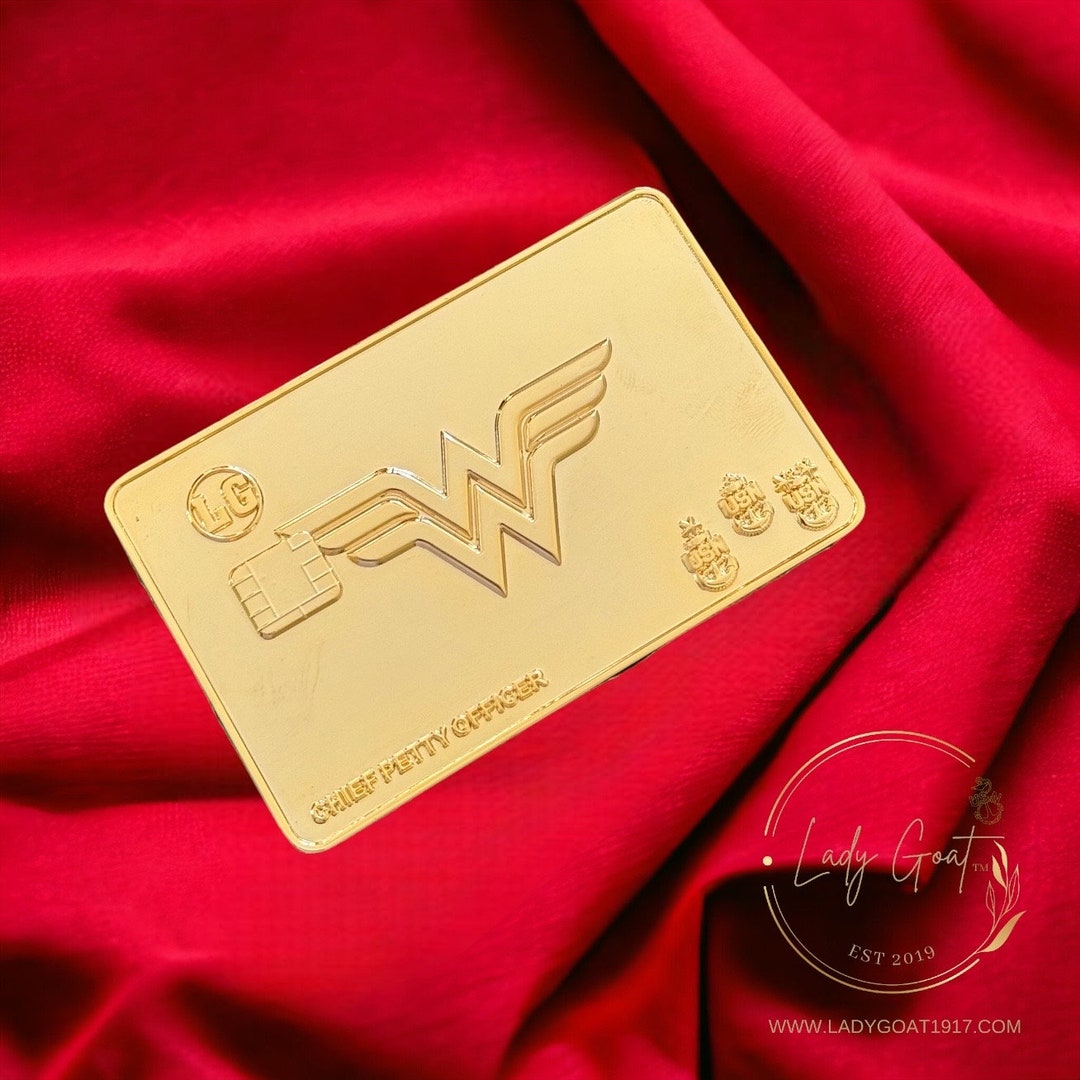 FREE SHIPPING WW Lady Goat Navy Chick Chief Challenge Coin - Etsy