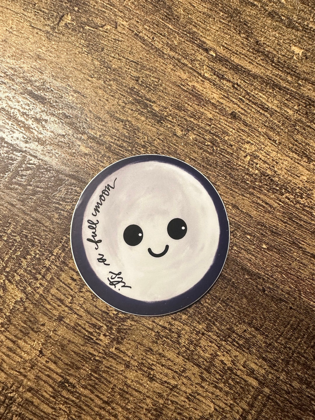 It’s a Full Moon Sticker - Etsy