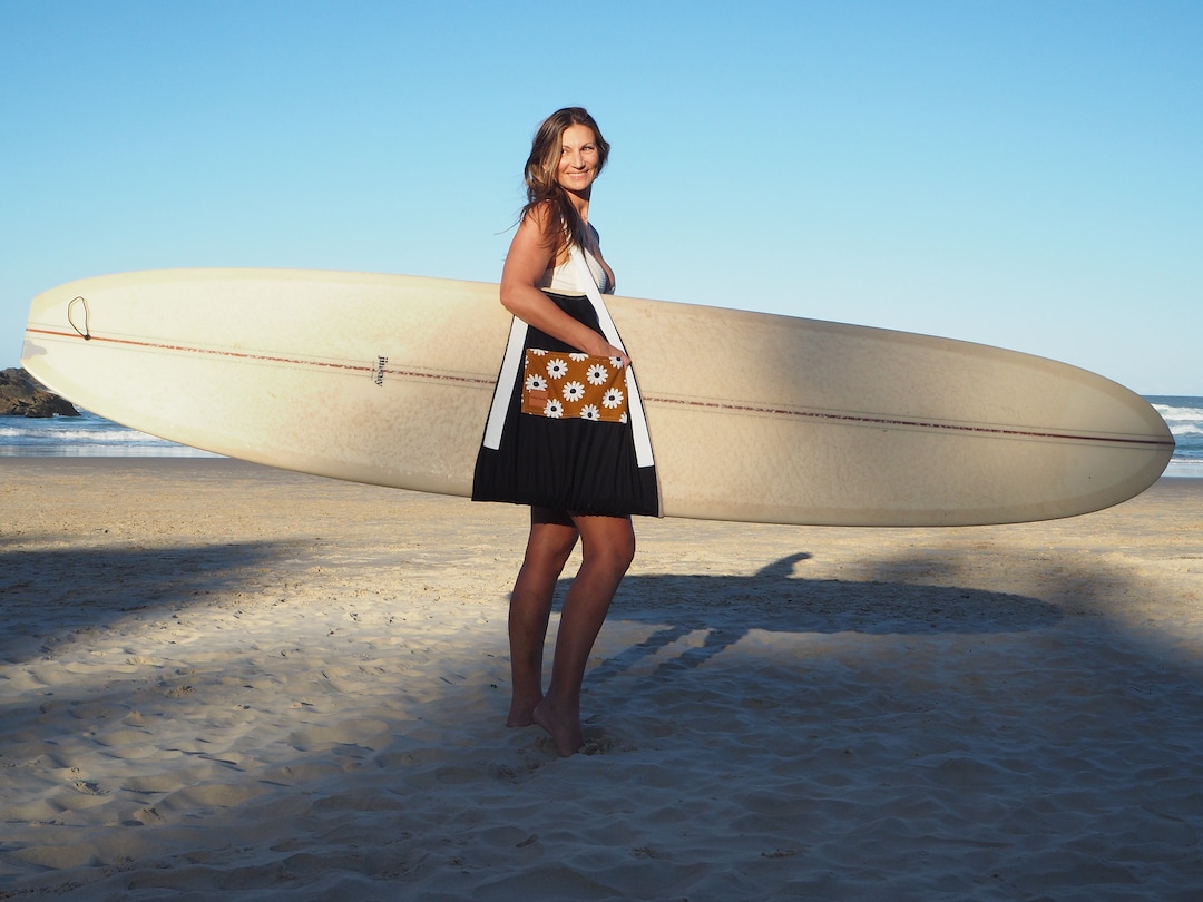 Salty Towels || Surf Sling Surfboard Carrier || Midnight Black + Golden ...