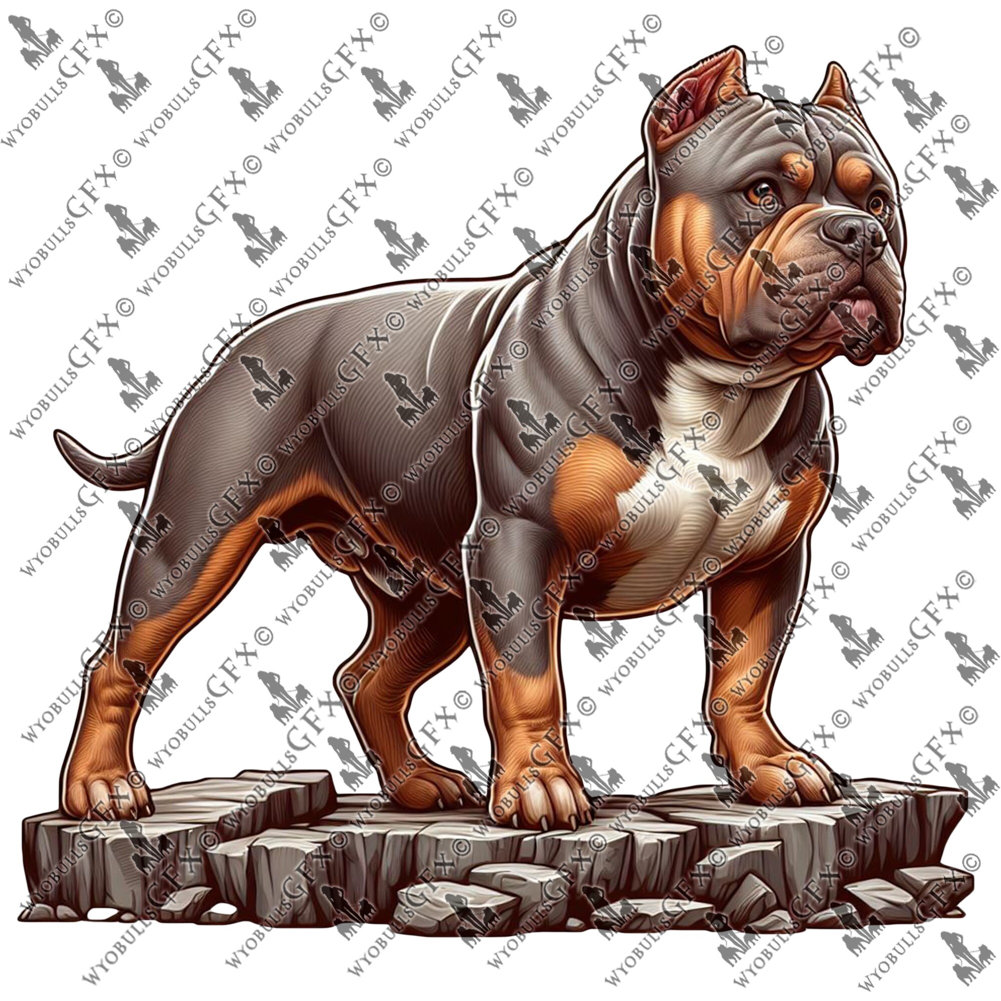 American Bully, on the Rock 5 Png's for Logos, Shirts, Prints, Etc. a ...