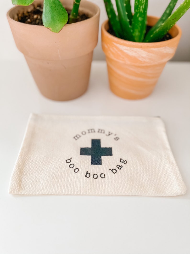 First Aid Kit Canvas Pouch Boo Boo Bag Diaper Bag Purse - Etsy