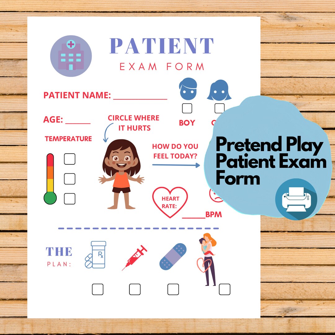 Doctor or Nurse Pretend Play Digital File, Preschool Printables, Dress ...