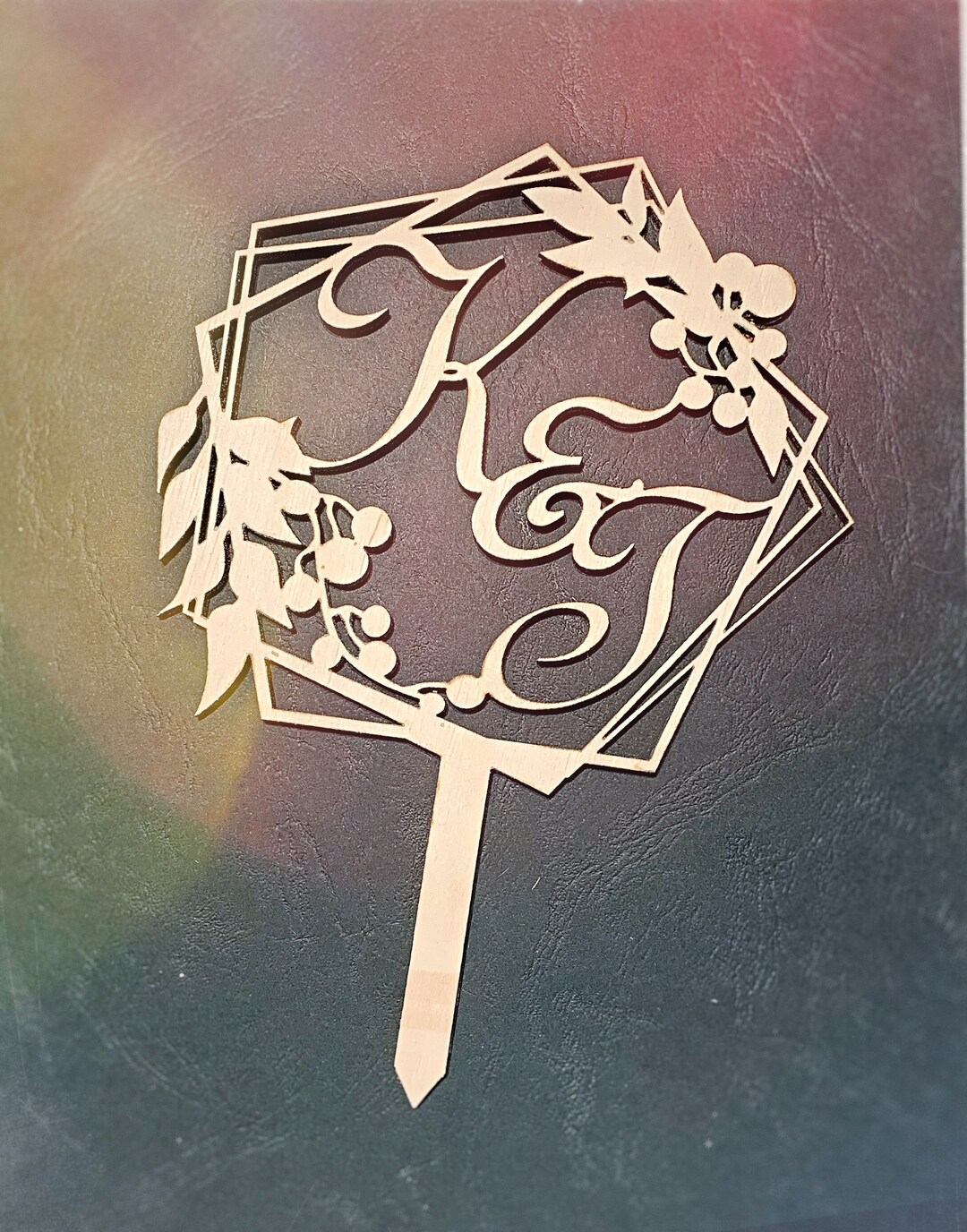 Wooden Cake Topper Wedding Personalized Cake Topper Letters Cake Topper ...