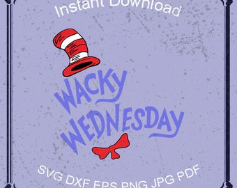 Wacky Wednesday Svg | Etsy