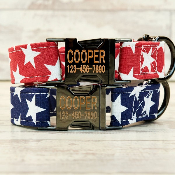 Patriotic Dog Collar - Etsy