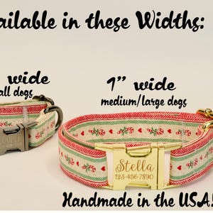 Christmas Candy Cane Dog or Cat Collar & Leash W/ Metal Buckle or ...