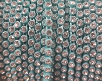 Beautiful SS8 Black AB Plastic Rhinestone Banding/decorative Trim ...