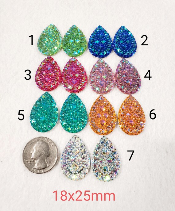 Beautiful Acrylic Cabochons/native American Beading - Etsy