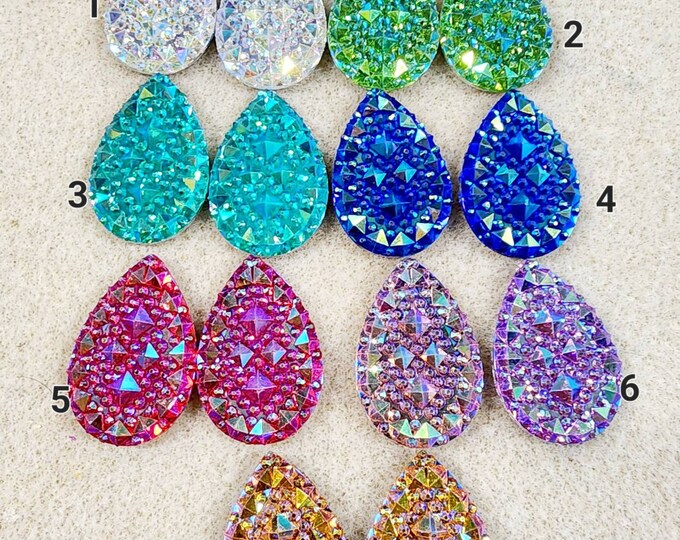 Beautiful Acrylic Cabochons/native American Beading Materials/resin ...