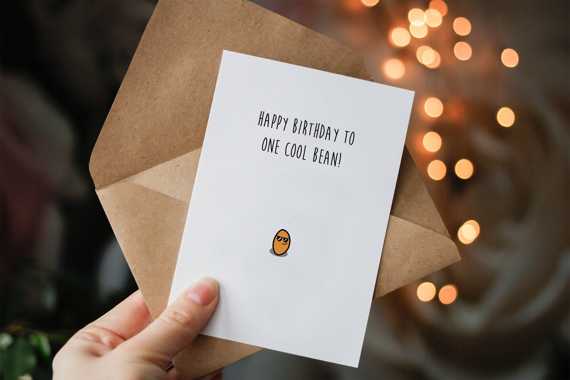 Happy Birthday To One Cool Bean Birthday Card For Baked | Etsy