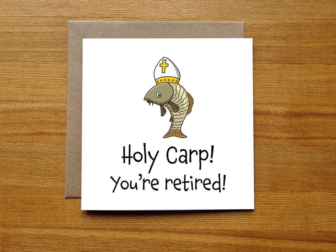 Fishing Retirement Card Funny Retirement Card for Fisher - Etsy
